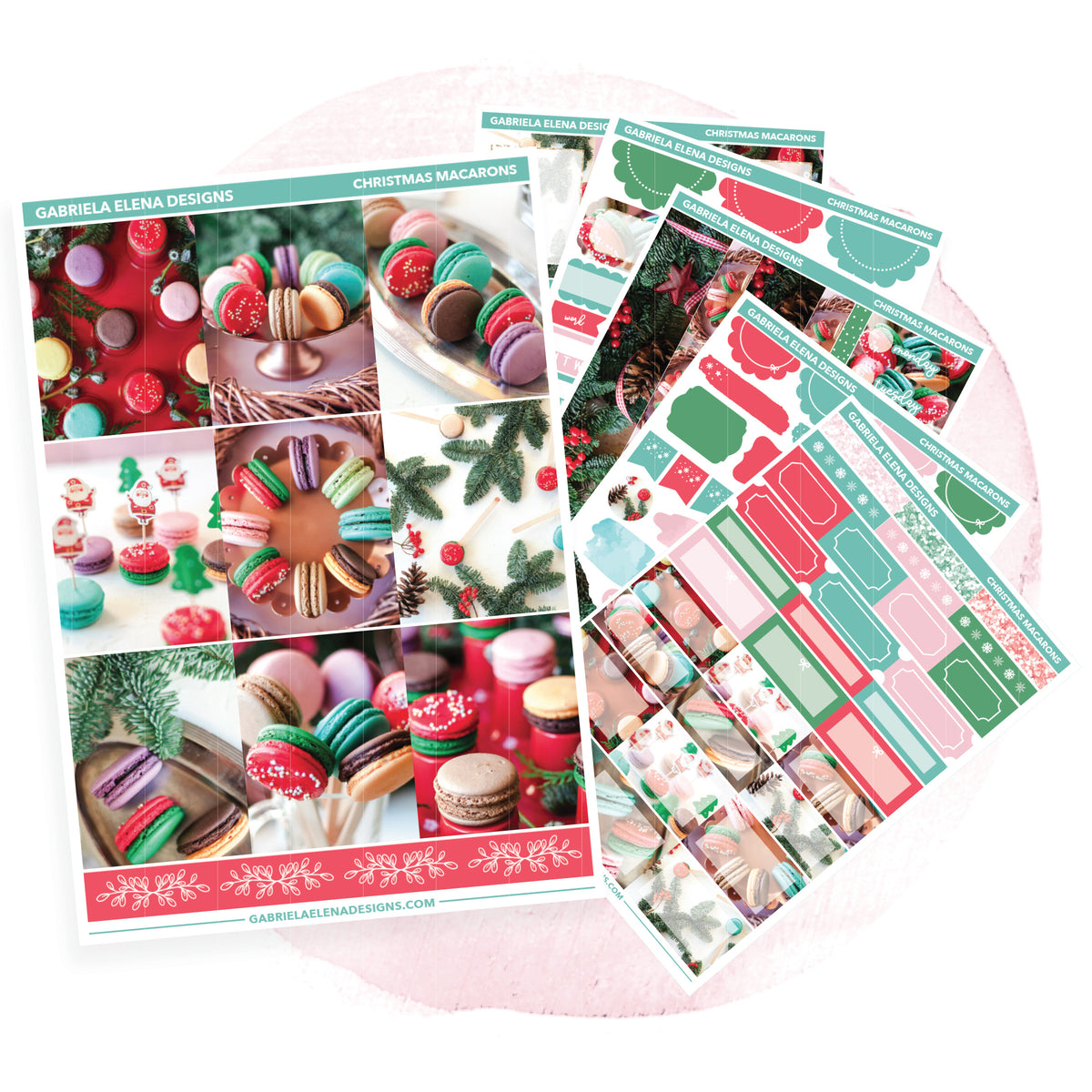 Christmas Macarons – Tagged "checklist boxes" – Gabriela Elena Designs