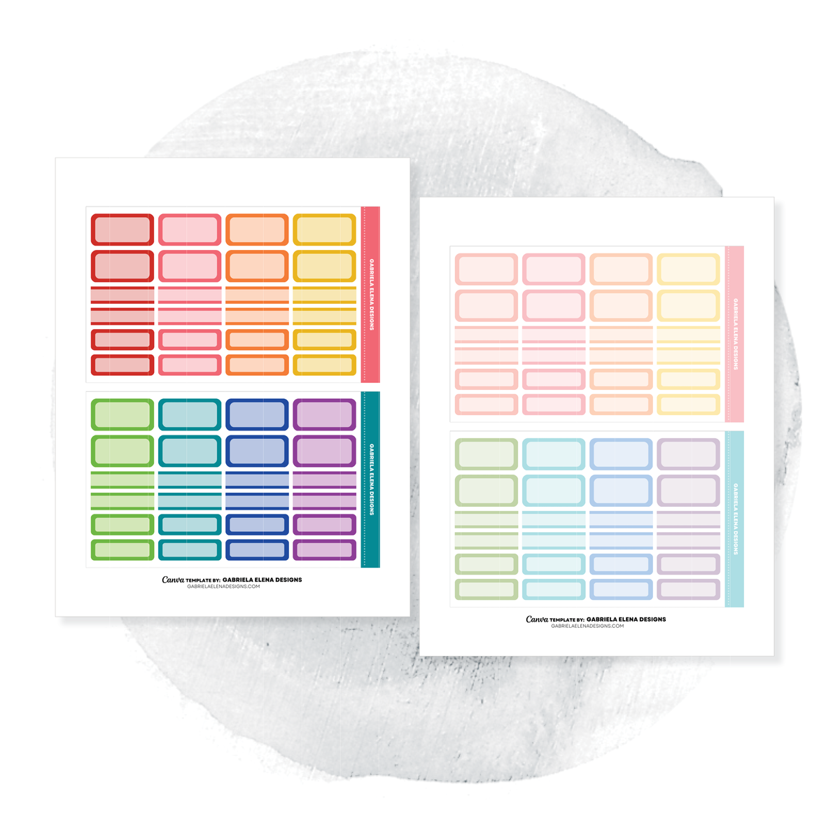 Rainbow // Boxes // Standard Printable / Instant Download – Gabriela ...